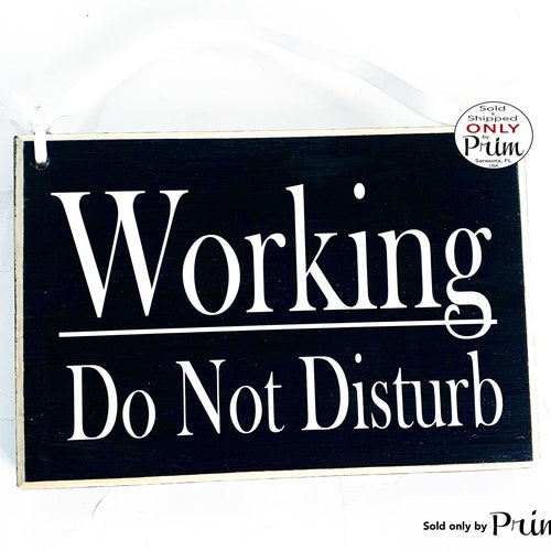 8x6 Virtual Meeting in Progress Please Do Not Disturb Custom - Etsy