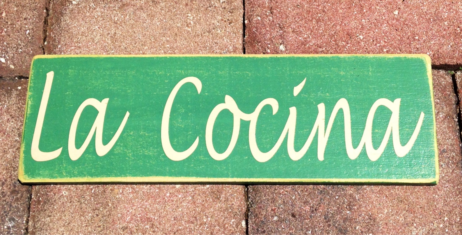 12x4 La Cocina Custom Wood Sign Spanish Kitchen Eat Spain | Etsy