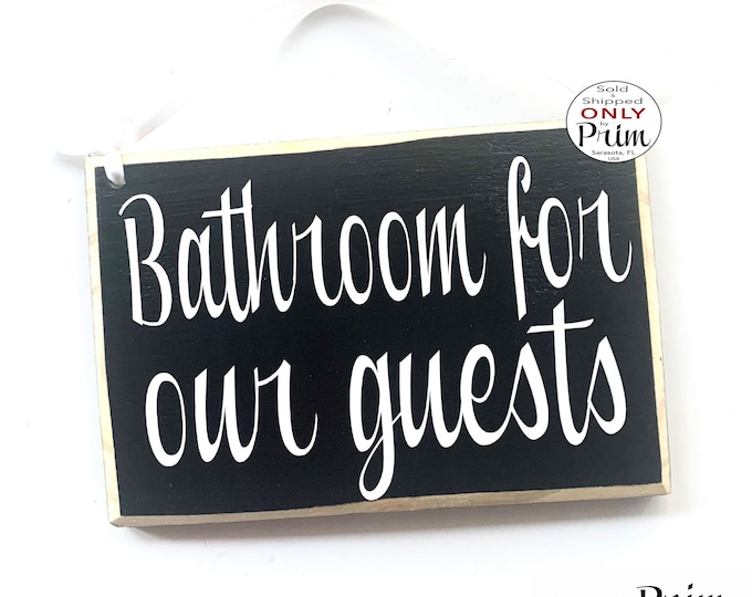En Suite Bathroom Door Sign, Adhesive Plaque Stylish Metallic Silver ...