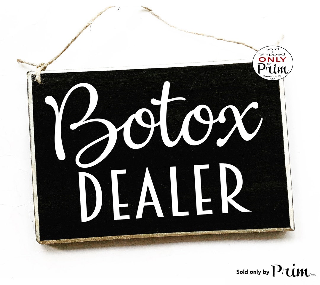8x6 Botox Injector Custom Wood Sign Facial Room Nurse Filler Aesthetics ...