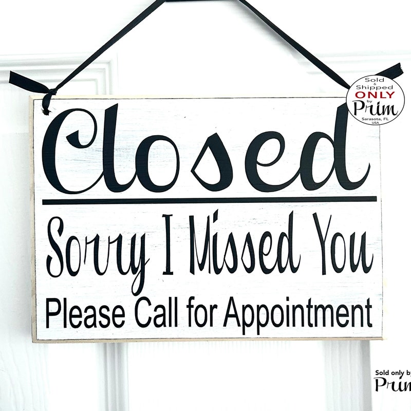 Sorry We Missed You Sign - Etsy