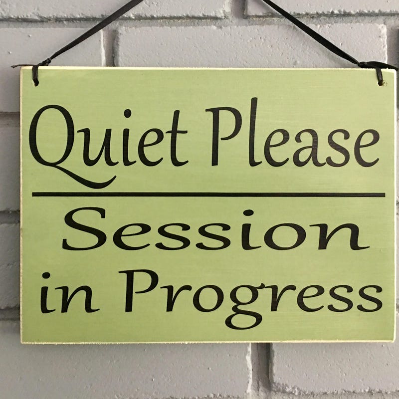 Soft Voices Please Sign - Etsy