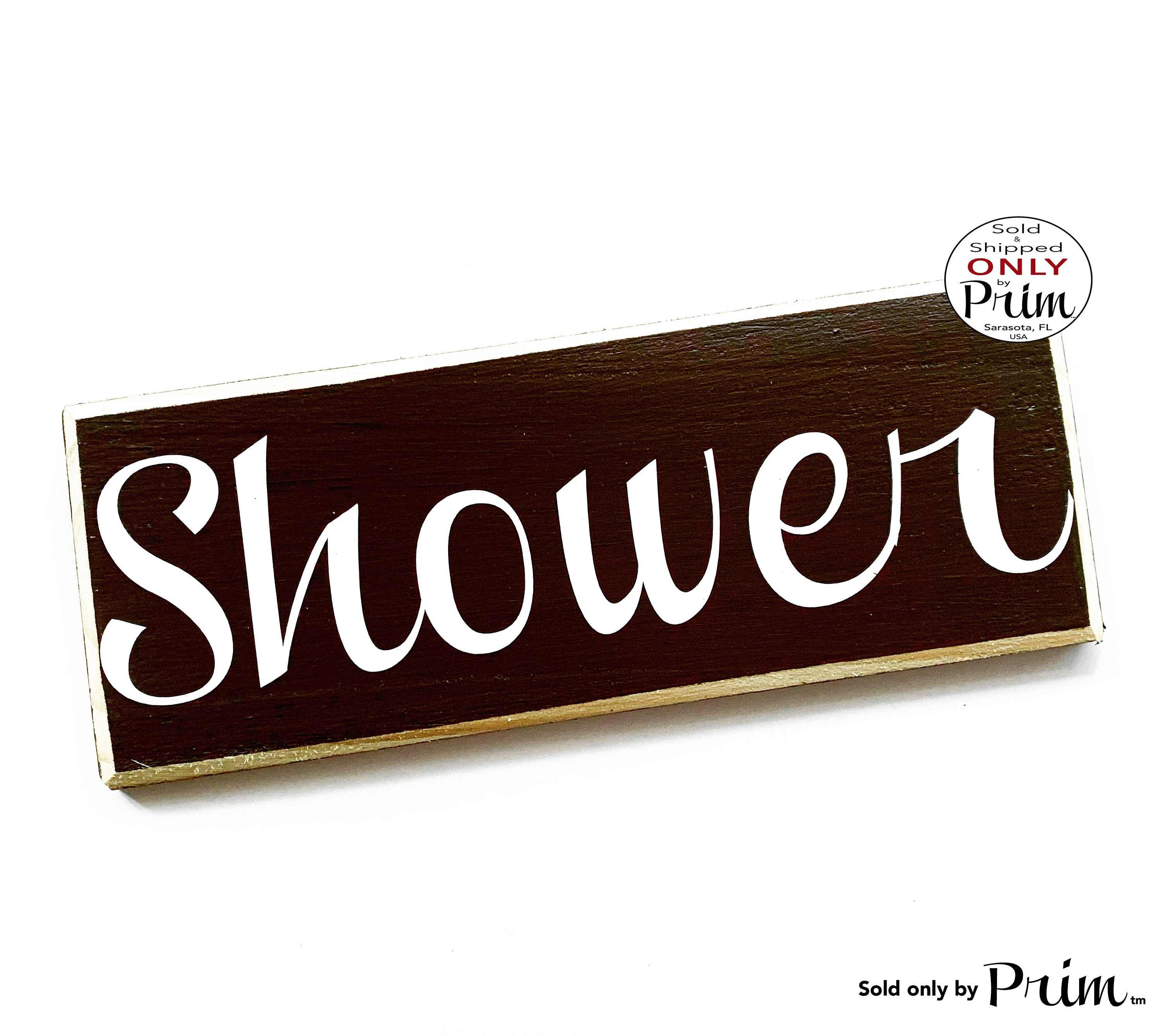 12x4 Shower Custom Wood Restroom Sign Loo WC Bathroom Toilette | Etsy