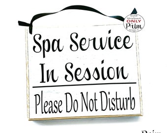 Spa/quiet Chalkboard. Spa Sign. Quiet Sign. Treatment in Session Sign ...