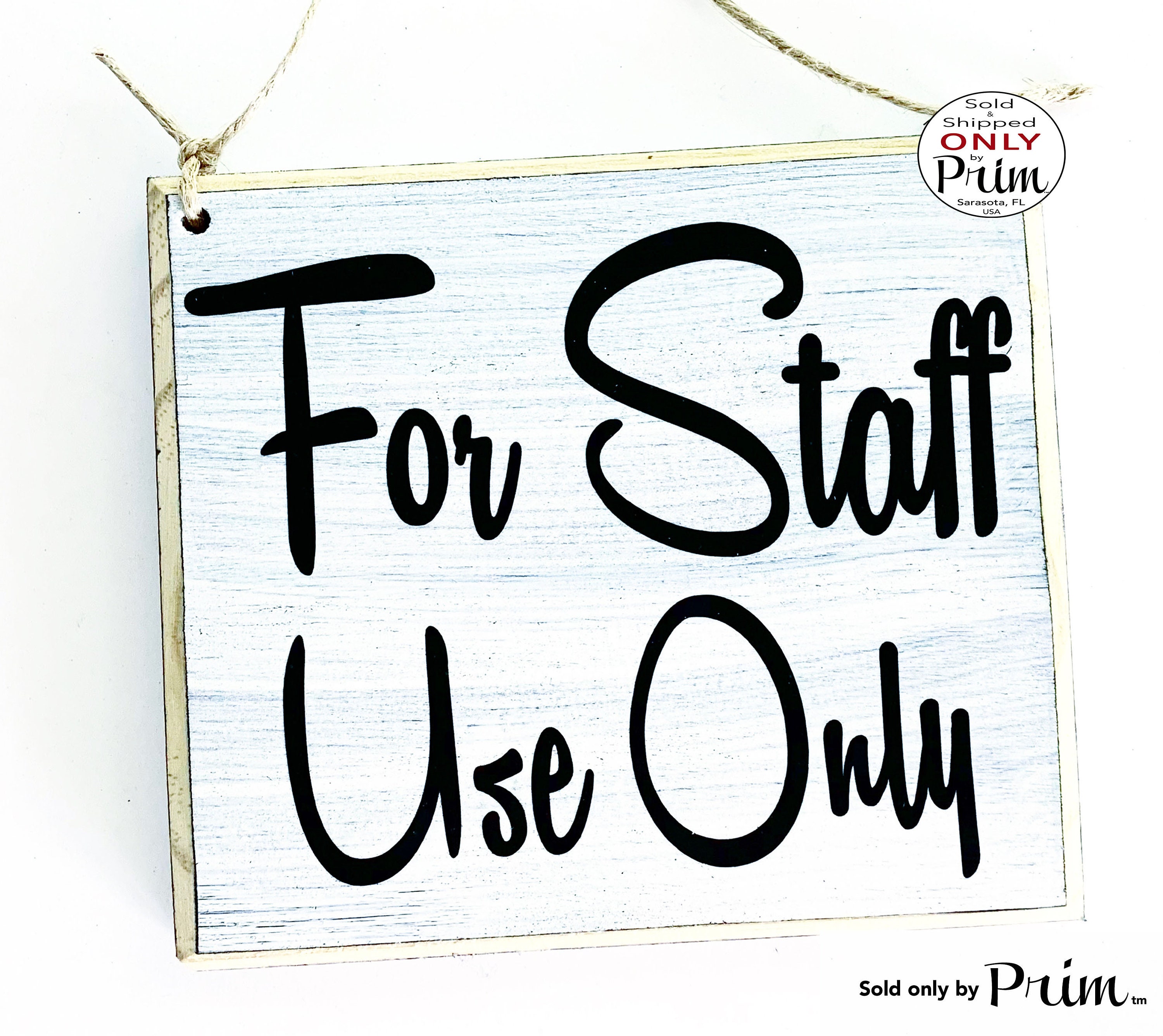8x8 for Staff Use Only Custom Wood Sign Employees Please Do - Etsy Canada