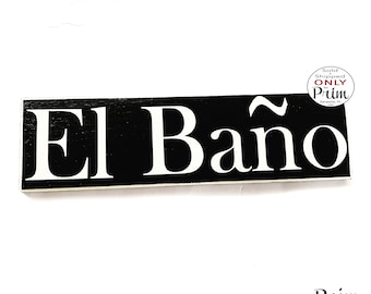 Mexican Bano Sign - Etsy