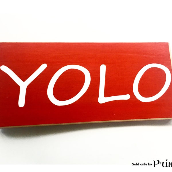 Yolo Sign - Etsy