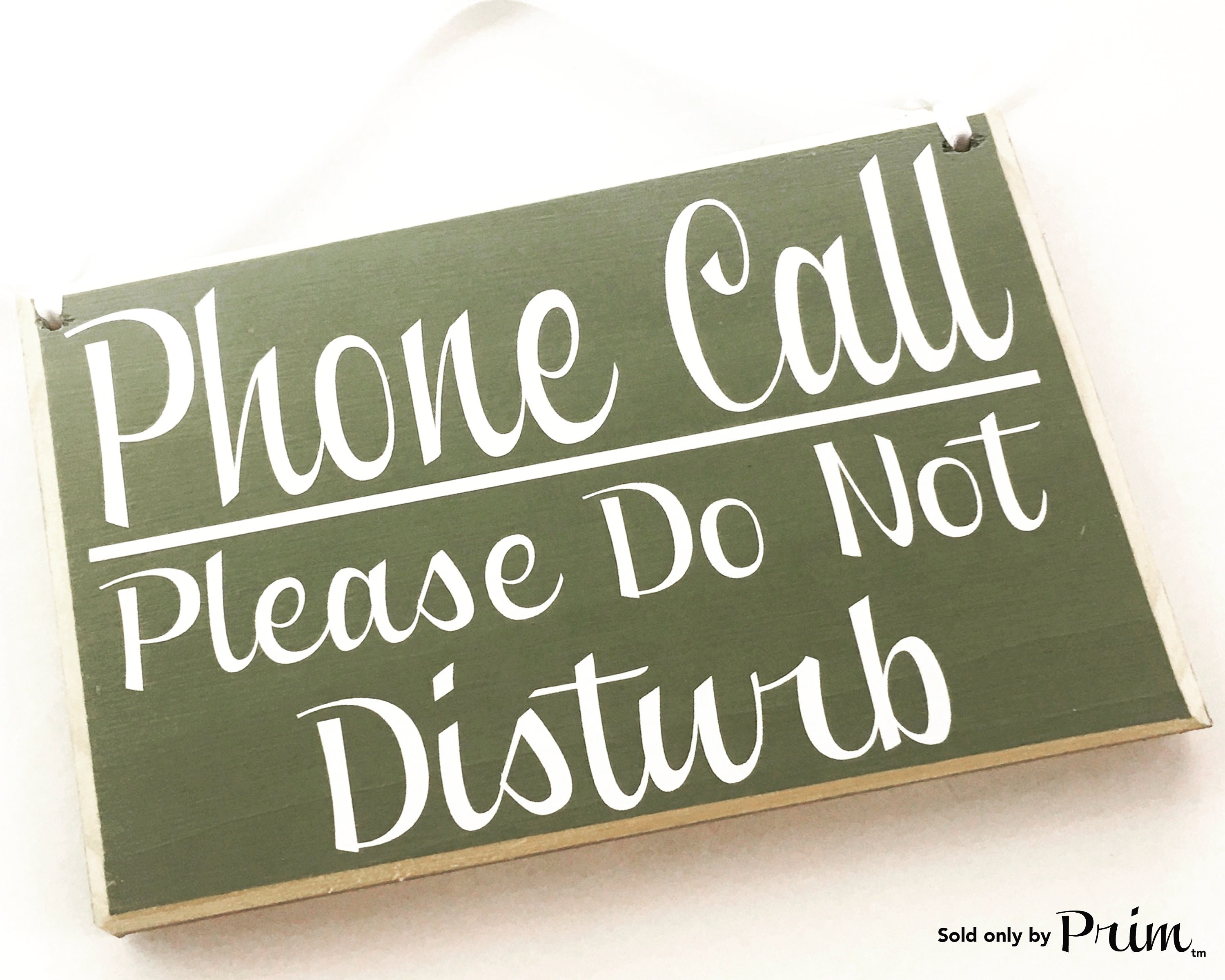 8x6 Phone Call Please Do Not Disturb Office Custom Wood Sign | Etsy