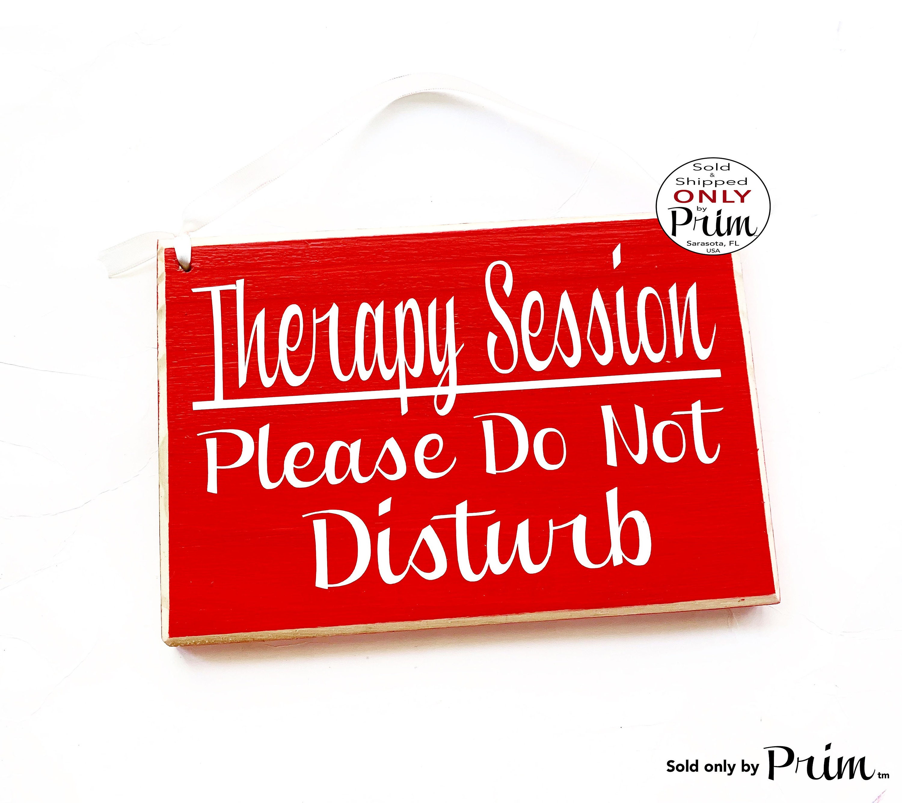 8x6 Therapy In Session Custom Wood Sign In Progress Please Do | Etsy