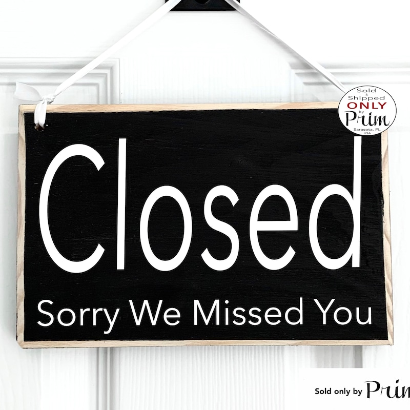Sorry We Missed You Sign - Etsy