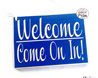 Please Come in Sign - Etsy