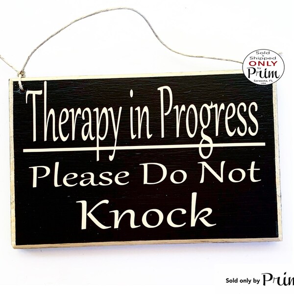 Therapy Door Sign - Etsy