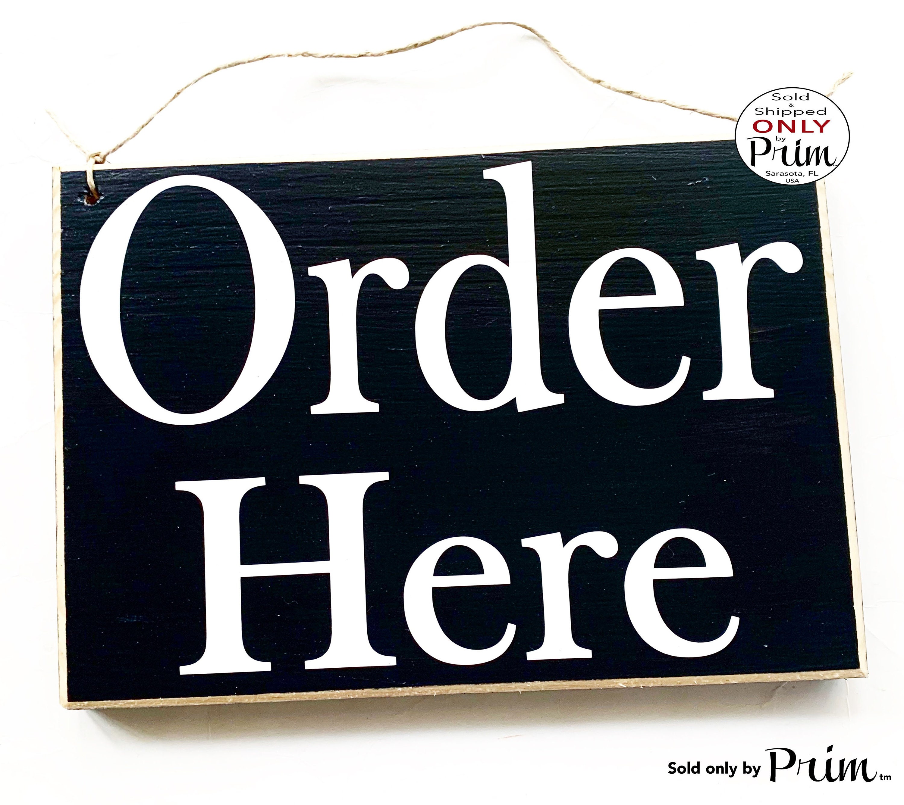 Order Here 10x8 Custom Wood Sign Pick Up Around the Corner | Etsy