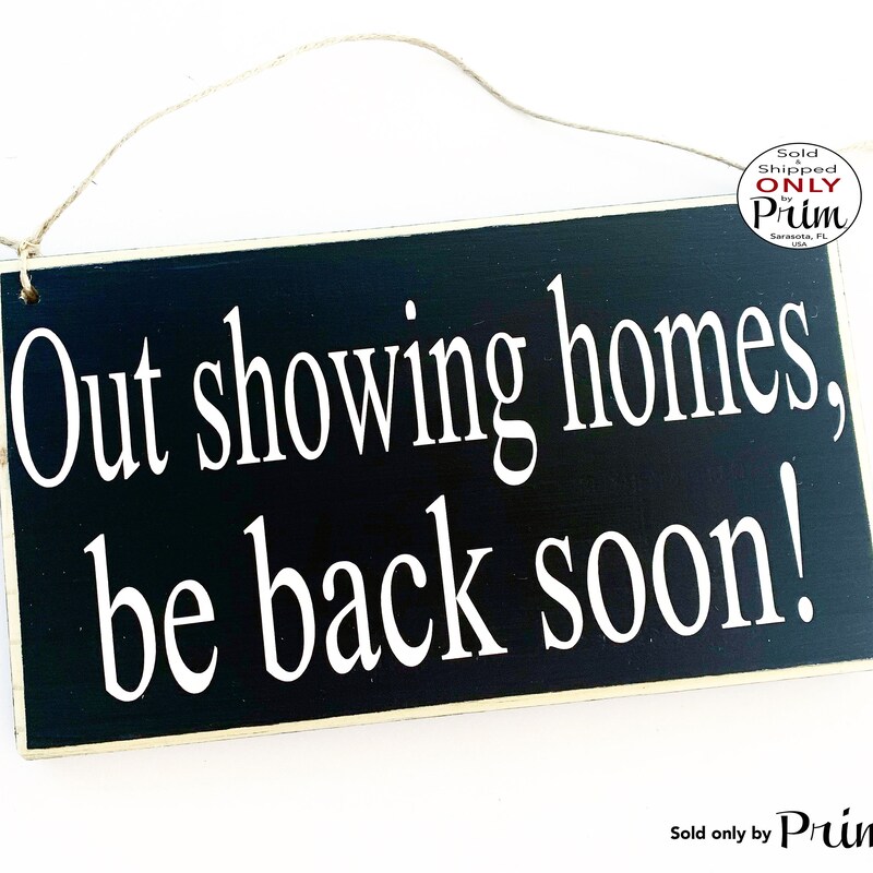 Be Back Shortly Sign - Etsy