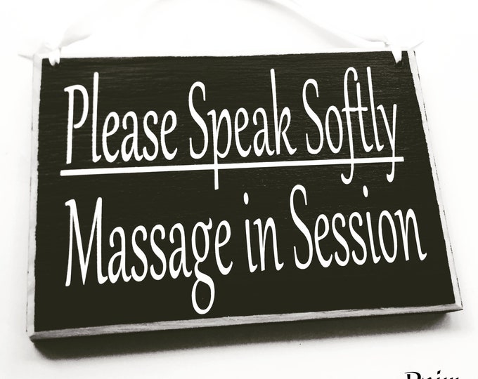 Engraved Treatment in Session Sign, Therapy in Session, in Session Sign ...