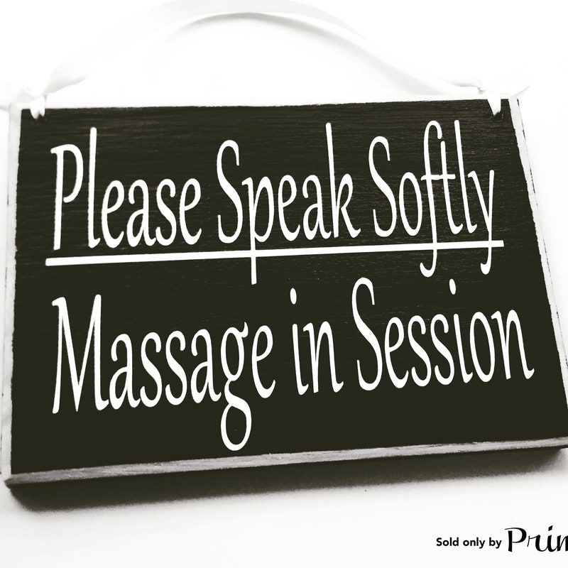 Spa Quiet Signs Wood - Etsy