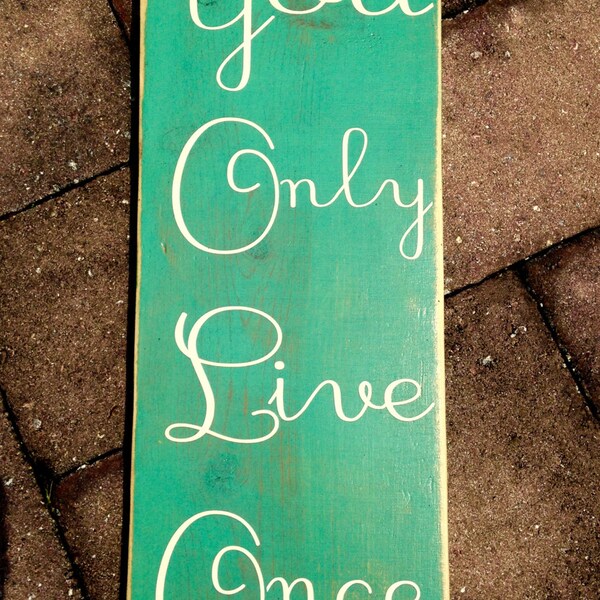 Yolo Sign - Etsy