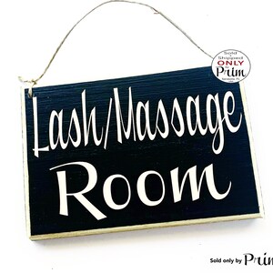 8x6 Lash Massage Room Custom Wood Sign Extensions Welcome Office Spa ...