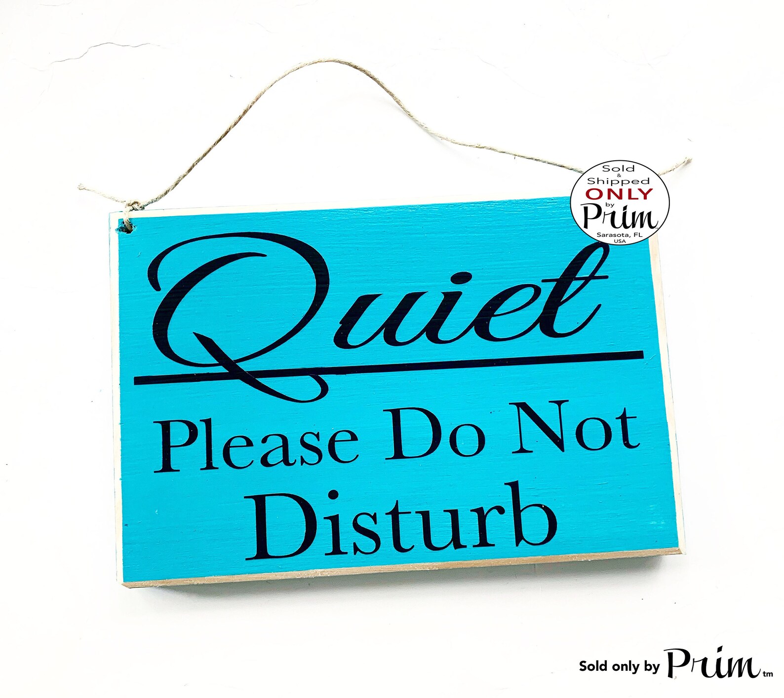 8x6 Quiet Please Do Not Disturb Custom Wood Sign in the Zone - Etsy