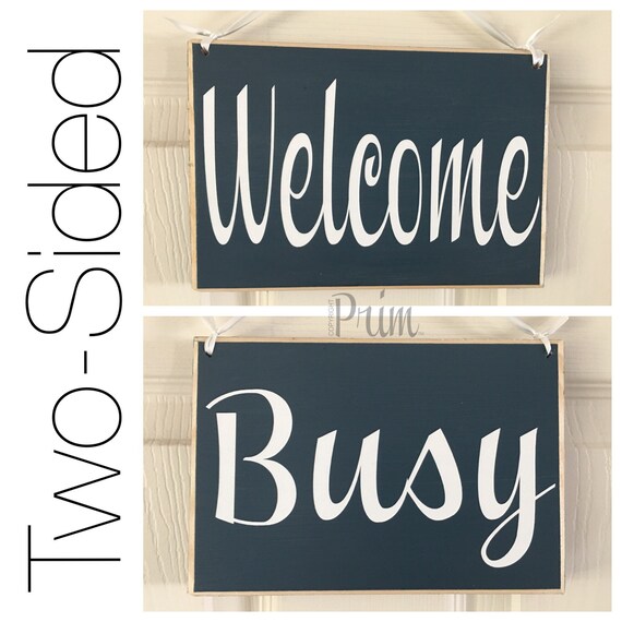 Welcome Busy In Session Please Do Not Disturb Custom Wood Sign | Etsy