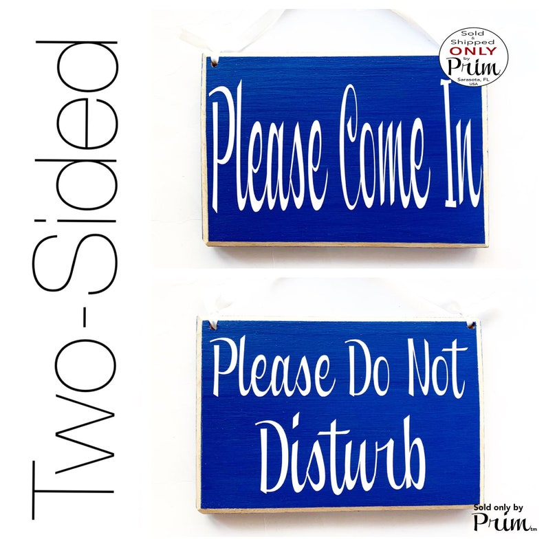 8x6 Please Come in Please Do Not Disturb Custom Wood Sign - Etsy