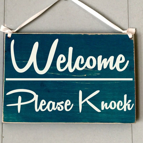 Please Knock and Come In - Etsy