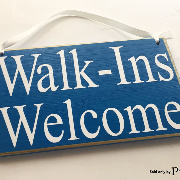 Walk in Welcome Sign - Etsy