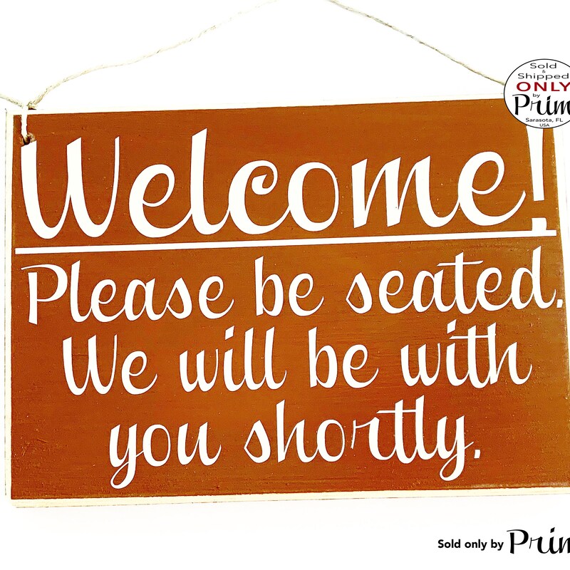 Wait to Be Seated - Etsy