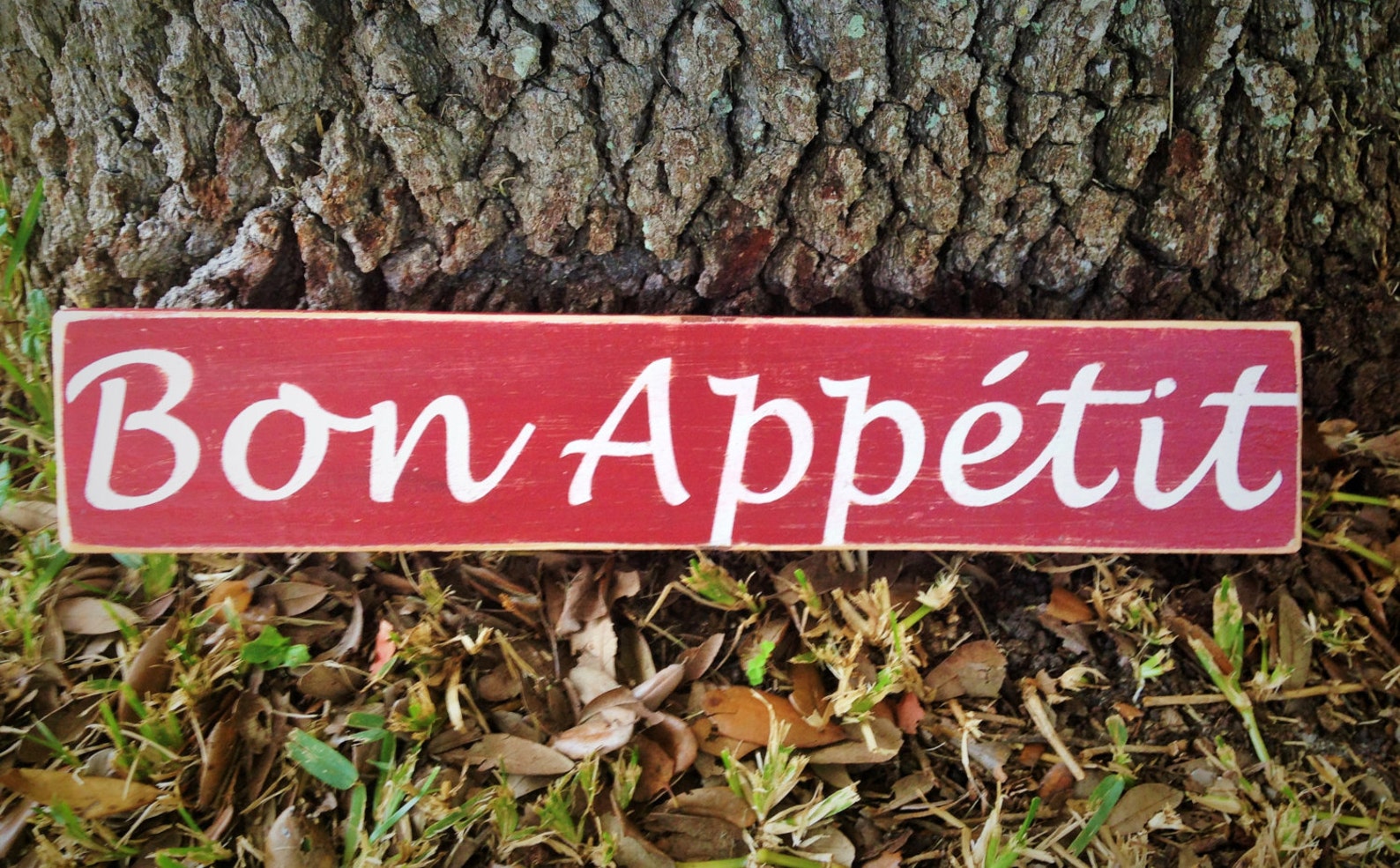 Bon Appetit Custom Wood Sign 24x6 French Good Appetite Dinner - Etsy