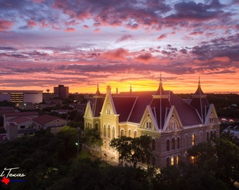 Custom College Art Texas State University - Etsy