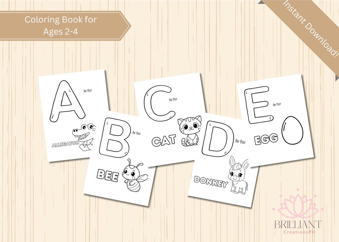 26 Alphabet Coloring Pages, Preschool Coloring Page, Preschool ...