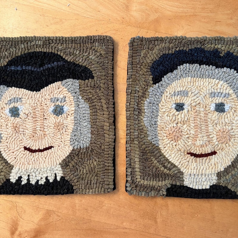 Hooked Wool Rug Patriotic - Etsy