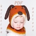 PDF Kipper the Dog Hat and Mittens Knitting Pattern - Etsy