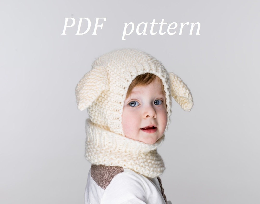 PDF Little Lamb Coverall Hat Knitting Pattern - Etsy