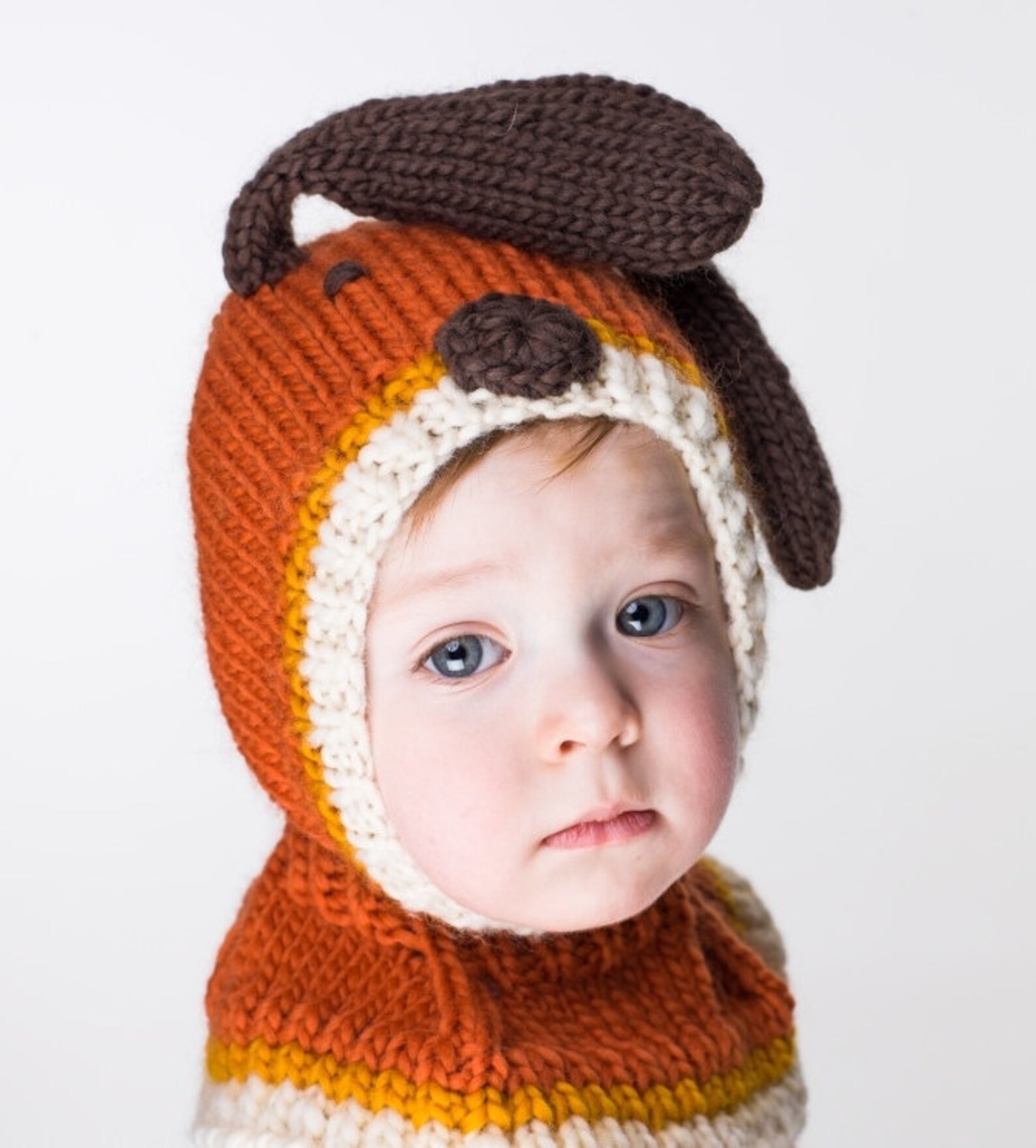 PDF Kipper the Dog Hat and Mittens Knitting Pattern - Etsy