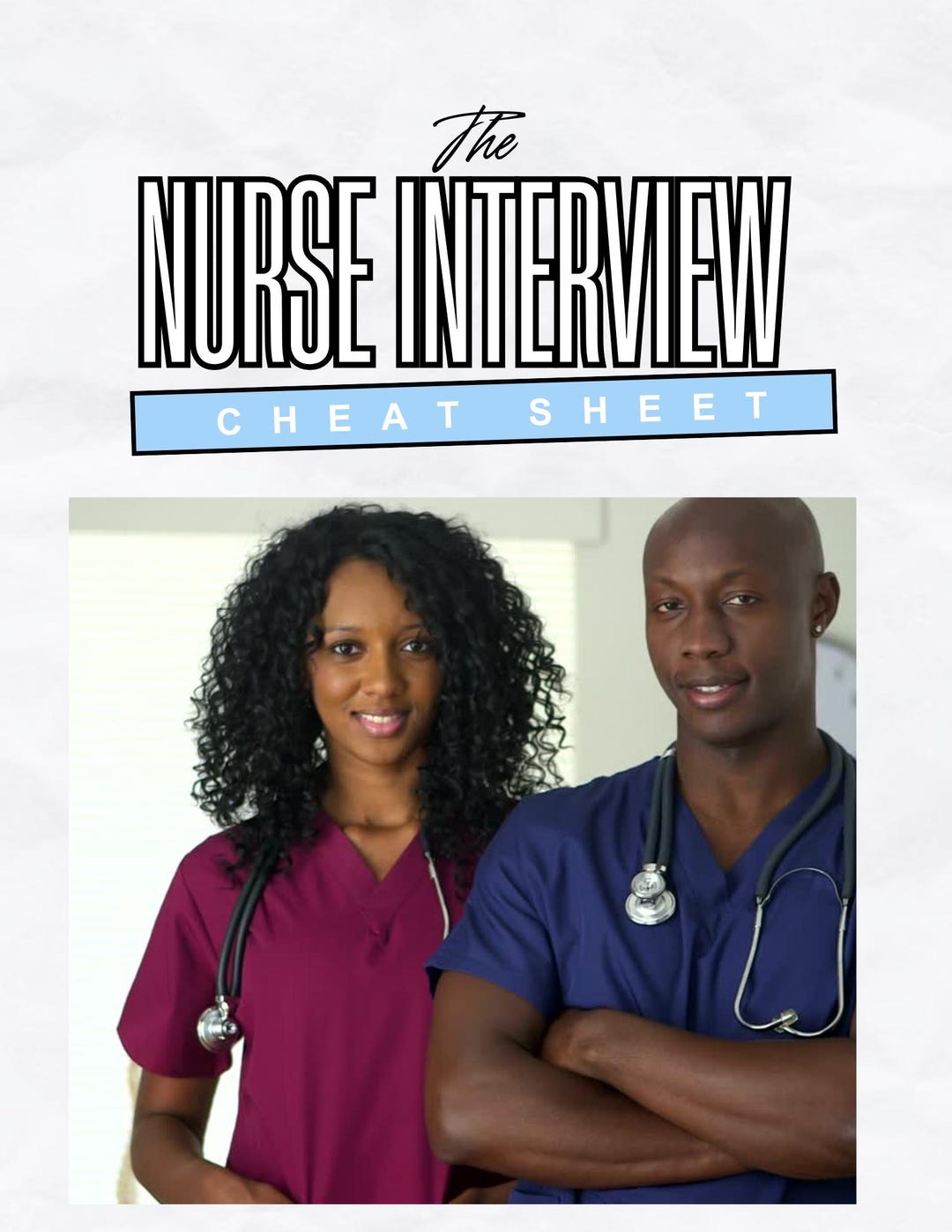 Nurse Interview Cheatsheet Digital Download - Etsy