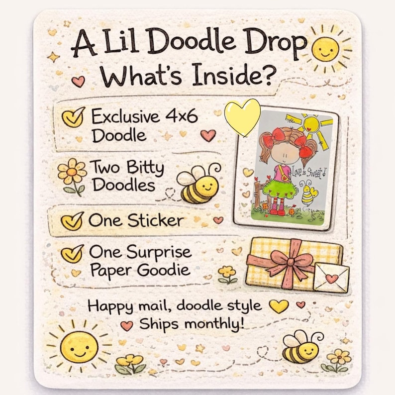 A Lil Doodle Drop - Etsy