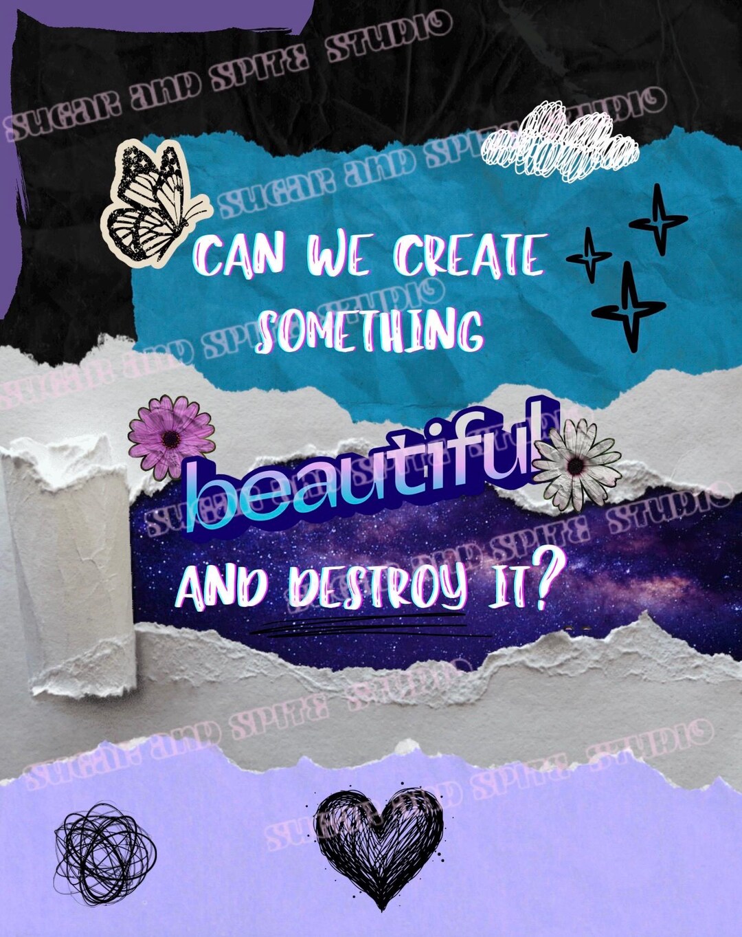 Pierce the Veil “disasterology” Lyrics - Digital Print, Printable Wall ...