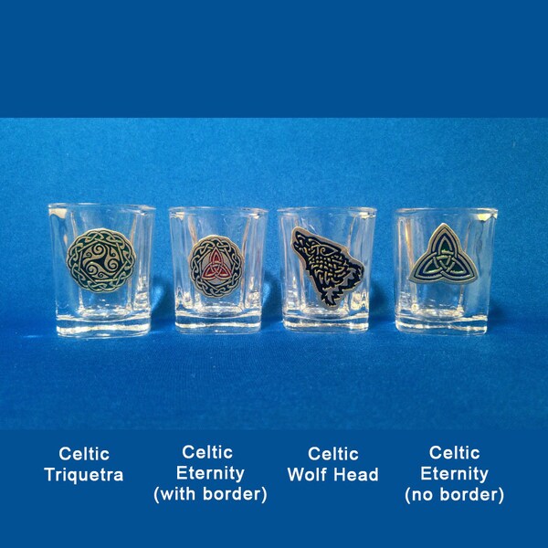 Celtic Shot Glasses Etsy
