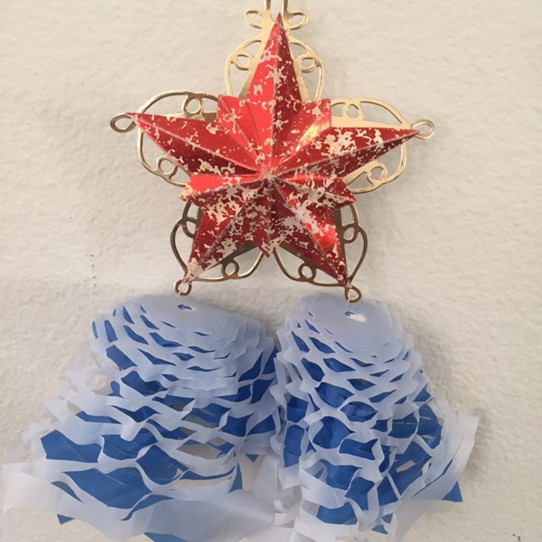 Made to Order Filipino Christmas Star Ornament: Miniature Paper Parol ...