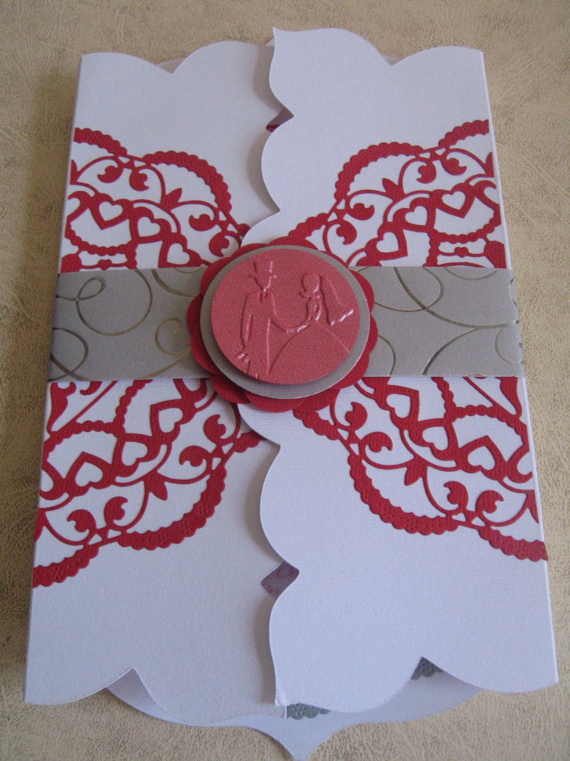 Handmade Wedding Invitations | Etsy