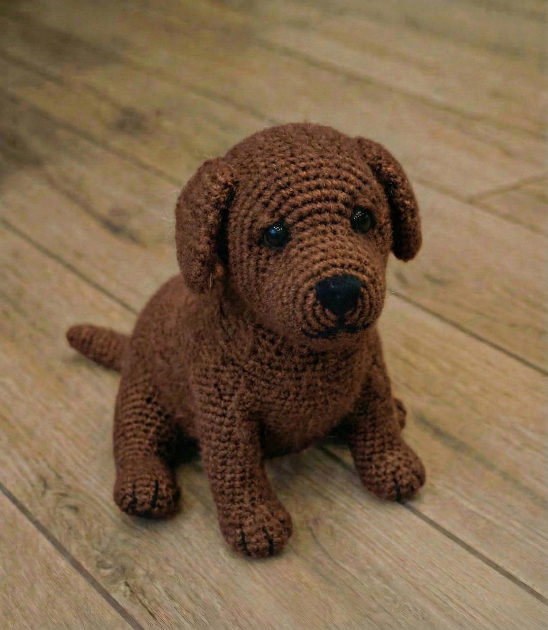 Realistic Labrador Crochet Pattern Chocolate Color Puppy Amigurumi - Etsy