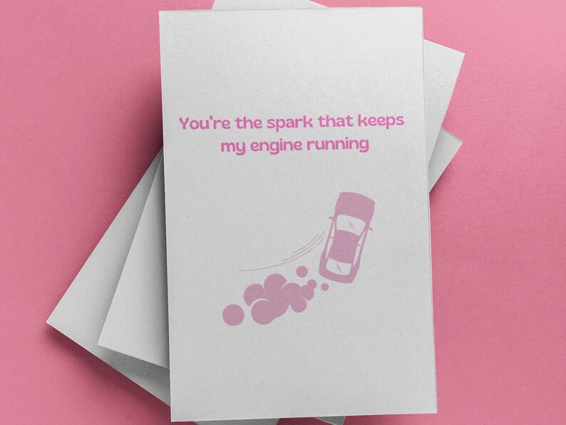 Youre the Spark That Keeps My Engine Running Valentines Day Anniversary ...