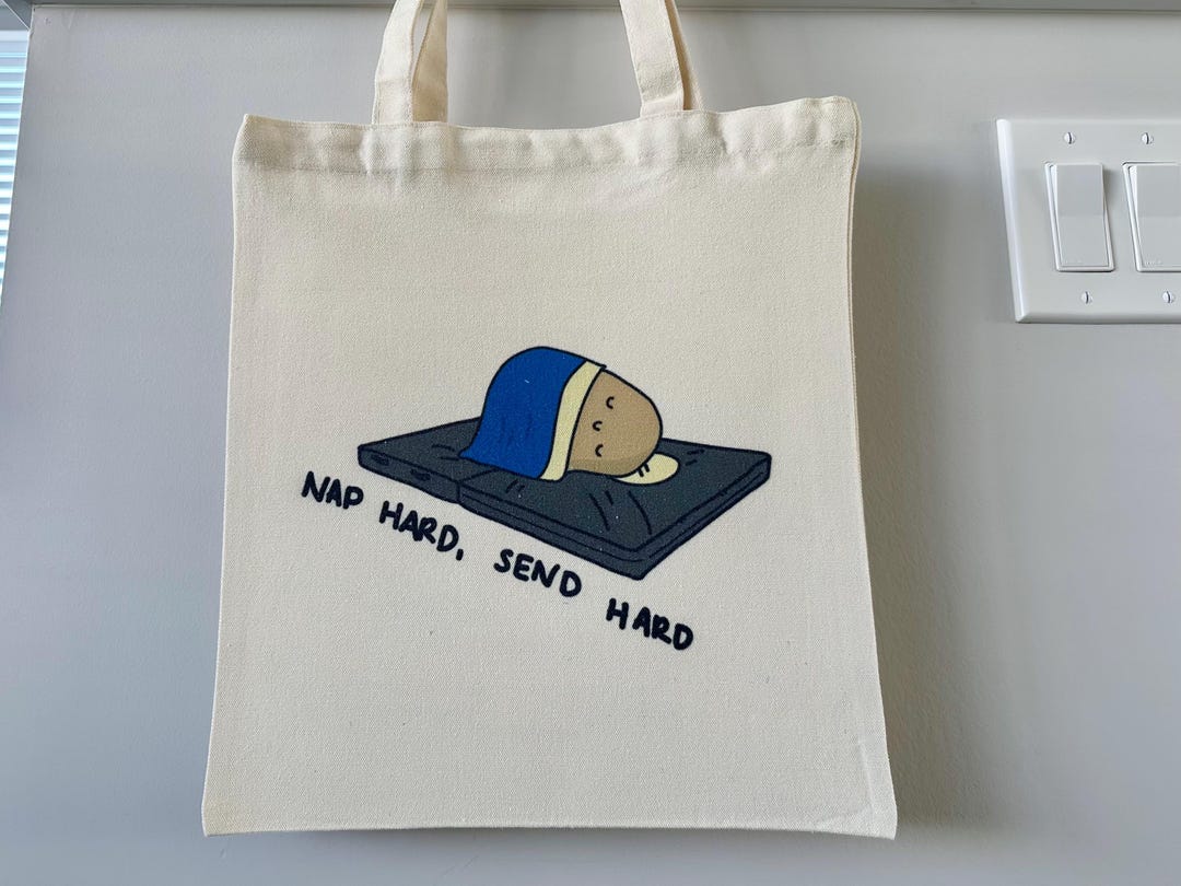 Potato Napping Climbing Tote Bag, Funny Bouldering Gift - Etsy