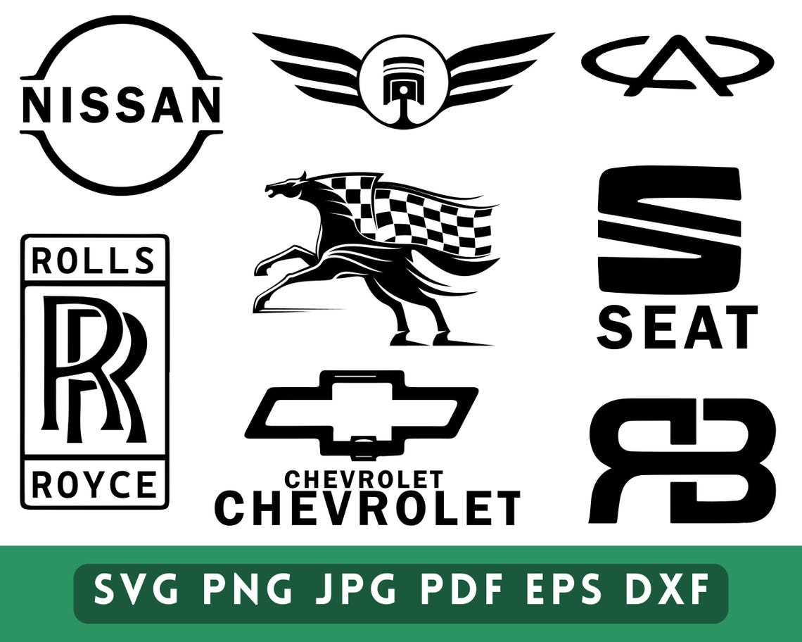 Car Logo SVG Bundle: Automobile Emblems (digital Download) - Etsy