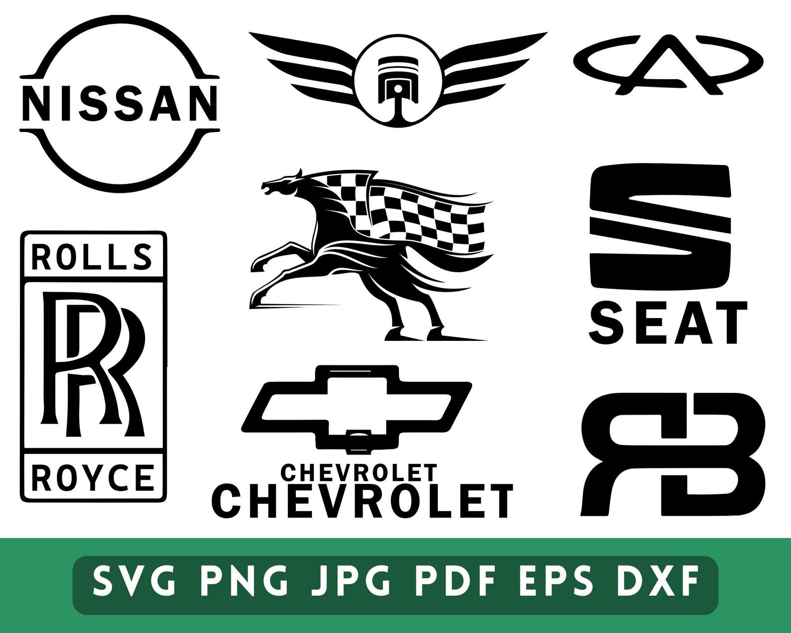 Car Logo SVG Bundle: Automobile Emblems (digital Download) - Etsy