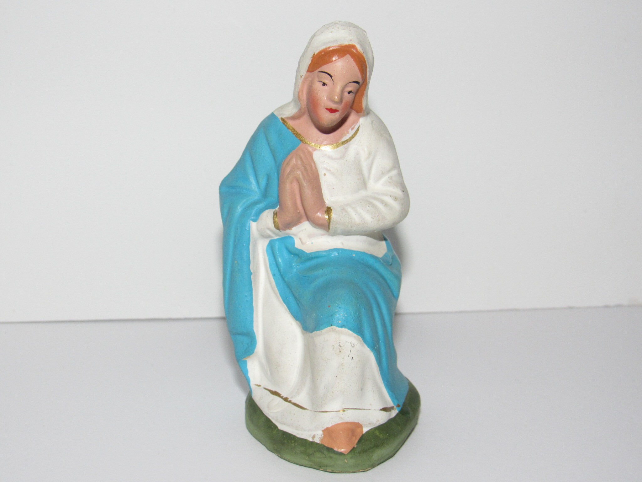 Vintage German Papier Mache Mary Figure for Nativity Scene - Etsy
