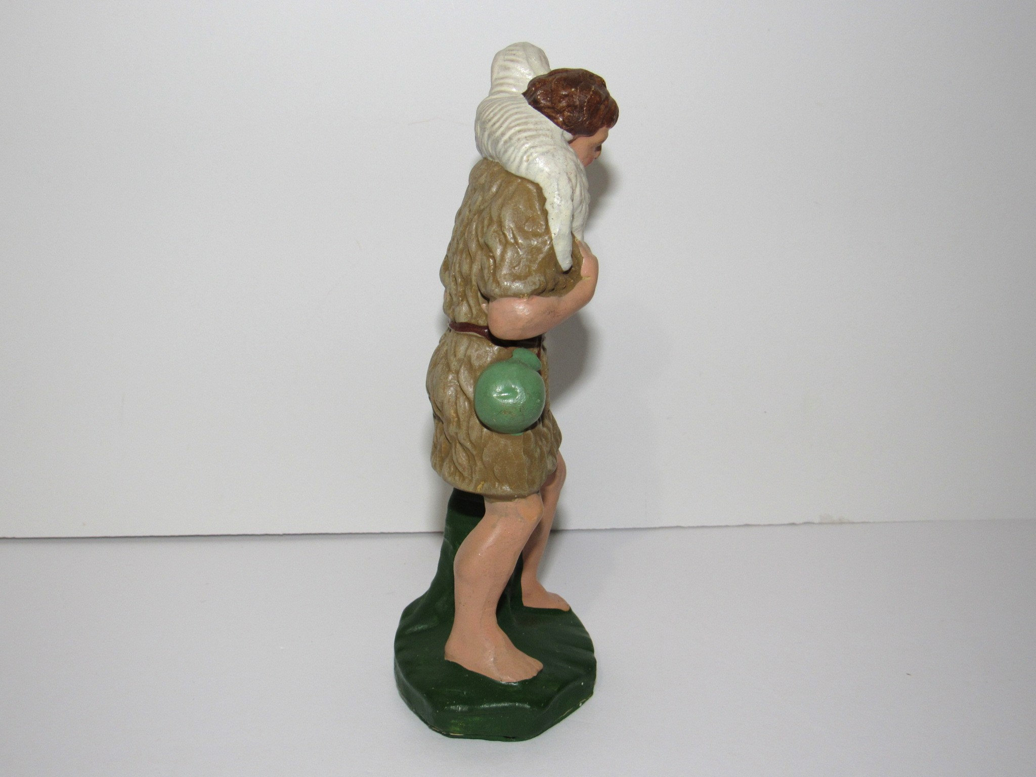 Vintage Germany Paper Mache Male Figure for Nativity Scene / Creche Man ...