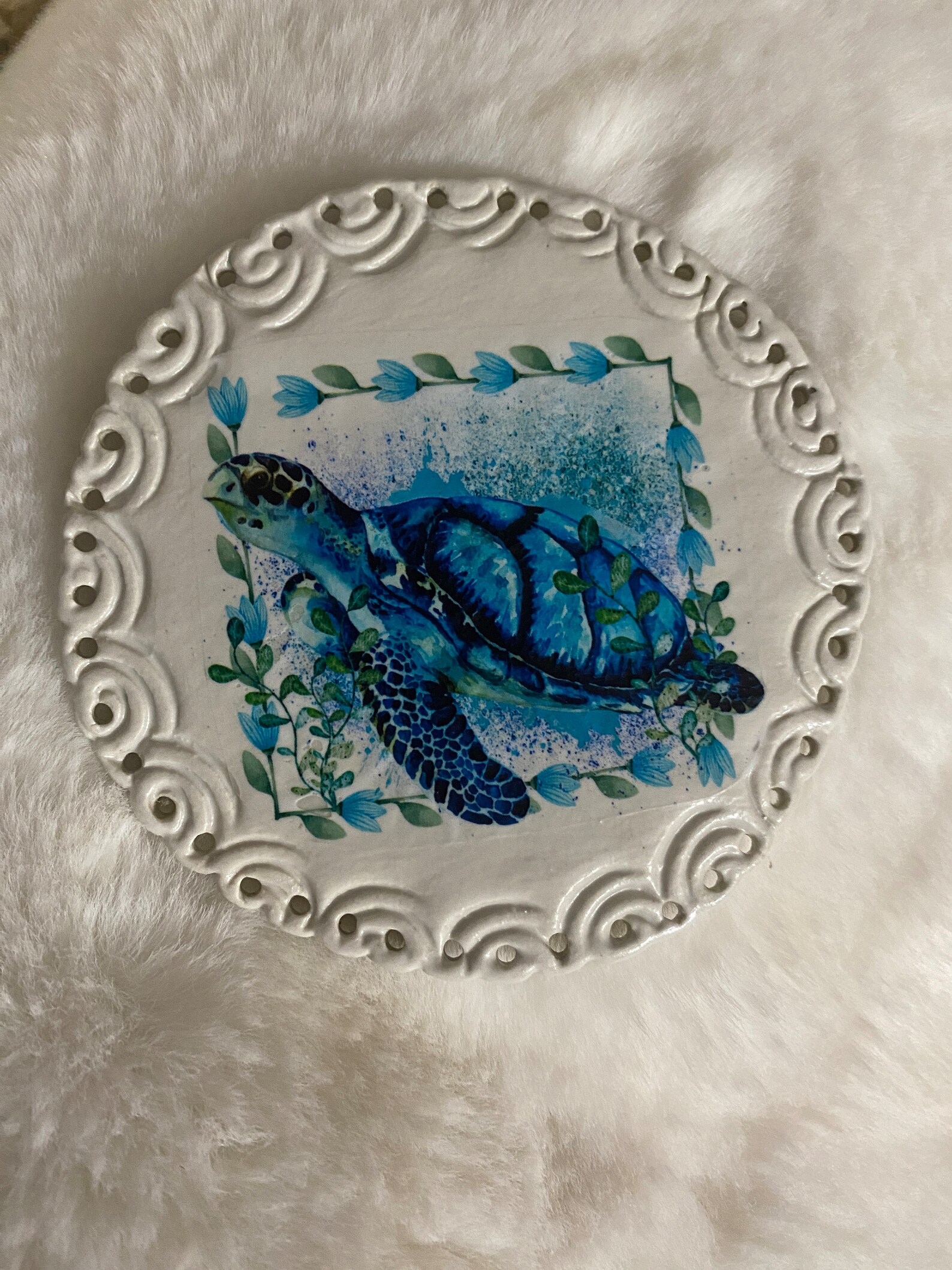 New New Stonewaresea Turtle Pine Needle Base4 1/4'' 9 - Etsy