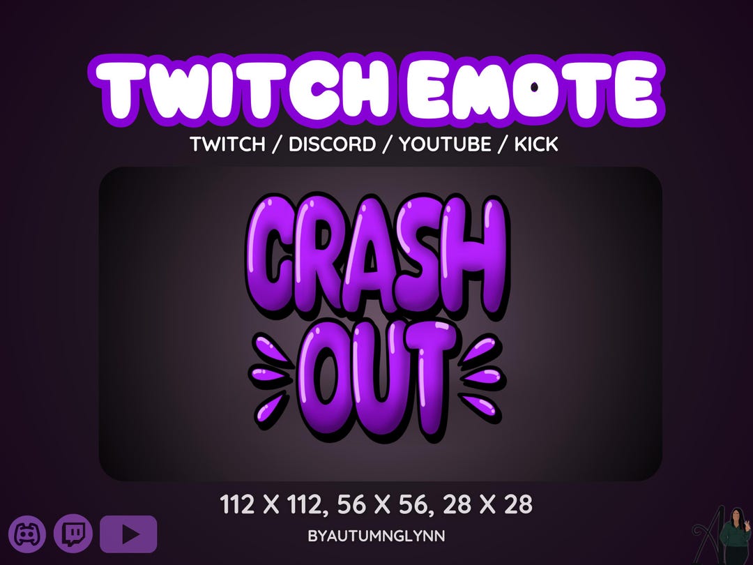 Funny Crash Out Twitch Emote: Instant Download - Etsy